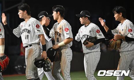 Lotte Giants secure third straight win as Hong Min-ki shines in ...
