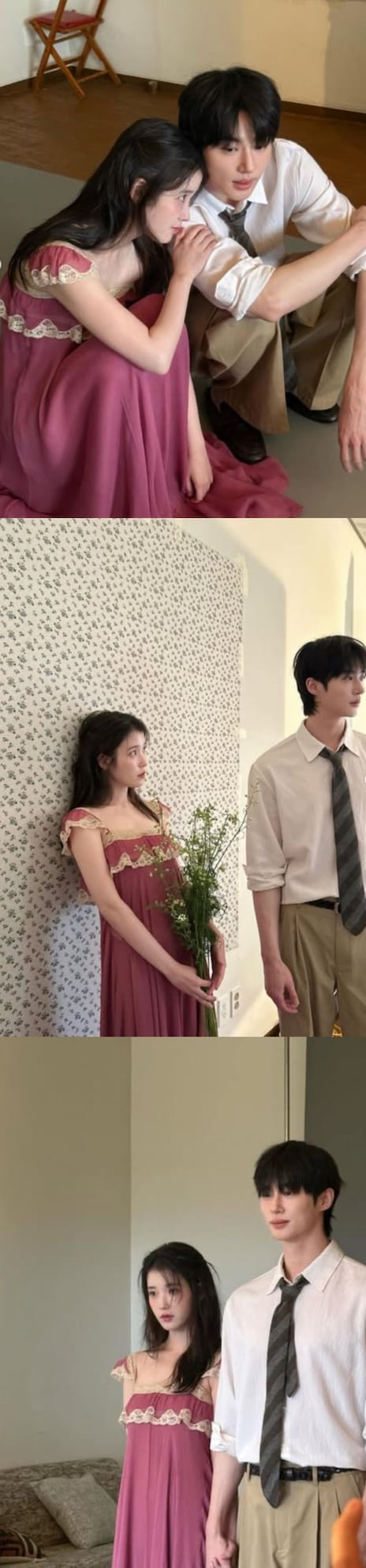 IU and Byeon Woo-seok spark chemistry in behind-the-scenes photos for ...
