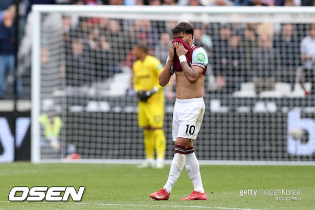 Lucas Paquetá sheds tears during West Ham's 1-1 draw against Tottenham ...