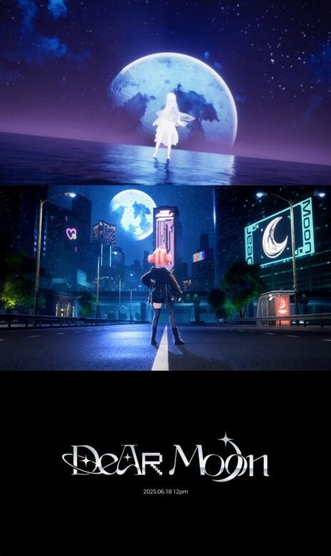 Virtual idol WISHes to debut with single 'Dear Moon' on 18th, merging ...