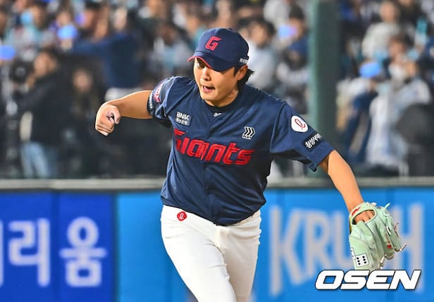 Lotte's Jeong Cheol-won breaks win-and-appearance streak due to rain ...