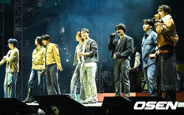 [사진]에이티즈,'GMF 마지막까지 달려볼까요?' - 조선비즈