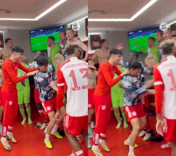 '이 정도면 폭행인데?' 김민재, 첫 UCL 4강에 신났다...동료에게 주먹 날리며 '찐웃음'→광란의 축제 - 조선비즈