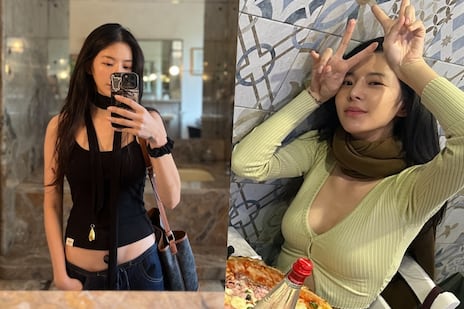 '170cm 47kg' 장재인, 가슴 중앙까지 파인 가디건 사이 볼륨감…물오른 몸매 - 조선비즈